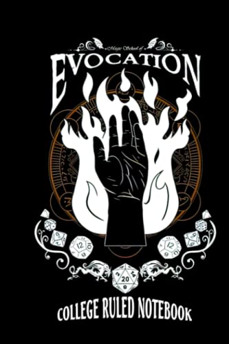 College Ruled Notebook: Illustrations A Unique Evocation Board Rpg Body ...