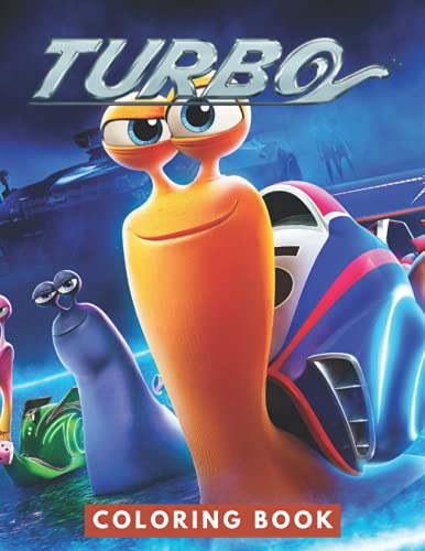 Turbo Coloring Book: JUMBO Coloring Book For Kids | Ages 2-13+ Turbo ...