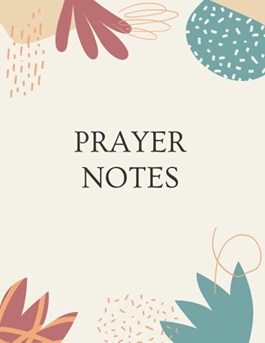 Prayer Notes: Handy Custom Designed Notebook Blank Lined Journal by ...