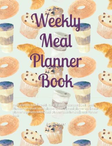 Weekly Meal Planner Book: meal planner book | weekly meal planner ...
