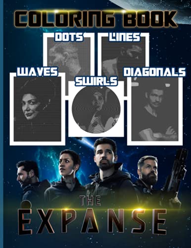 The Expanse Dots Lines Waves Diagonals Swirls Coloring Book: Featuring ...