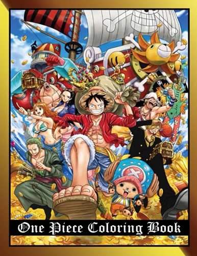 One Piece Coloring Book: Anime Coloring Books "ONE PIECE" for Luffy and ...