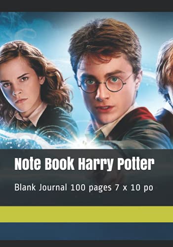 Note Book Harry Potter: Blank Journal 100 pages 7 x 10 po by Jules Elios | Goodreads