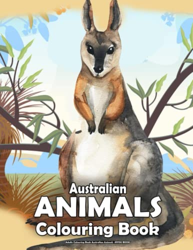 Adults Colouring Book Australian Animals -NYOU BOOK: Animals and ...