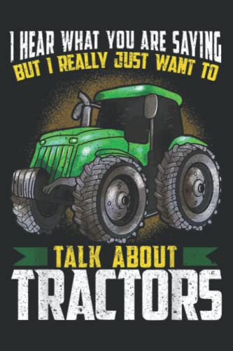 Tractors Farmer Funny Farming Quotes Tractor Gift: Lined Journal ...