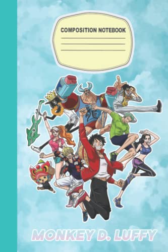 Monkeý D Luffý Notebook Straw Hat Luffy Manga Anime Merch: Monkeý D ...
