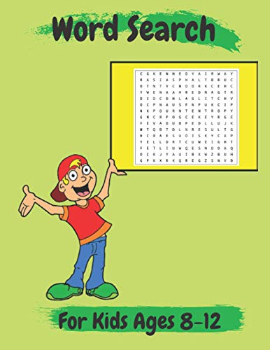 Word Search For Kids Ages 8-12: Amazing 100 Word Puzzles and Solutions ...