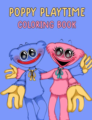 Poppy Playtime Coloring Book: Over 30 Pages of High Quality colouring ...