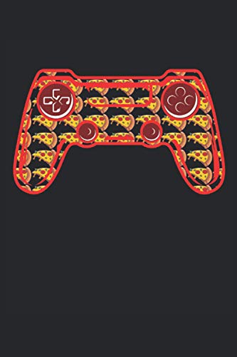 Gaming Controller Pizza: Cahier ligné Journal ToDo Tâche Livre Cahier ...