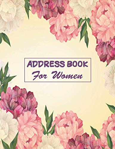 Address Book For Women: Pretty simple Design, Tabbed in Alphabetical ...