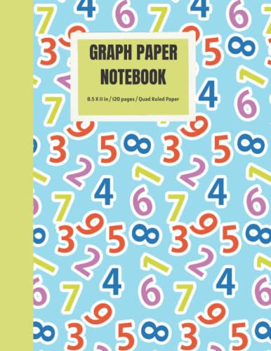Graph Paper Notebook: Grid Paper For Math and Science Students, Quad ...