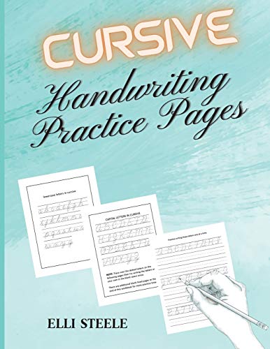 Cursive Handwriting Practice Pages: Cursive Handwriting book for ...