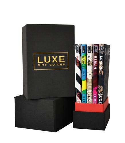 Luxe Black Linen Gift Box With 5 Guides: Contains London, Milan, NYC ...