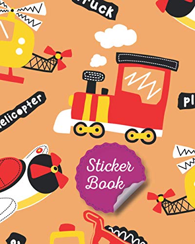 Sticker Book: Empty Sticker Book for Stickers Collection & Sticker ...