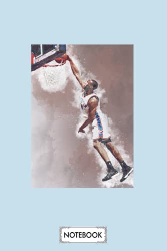 Michael Jordan Watercolor 5 Michael Jordan Quotes Notebook: Planner ...