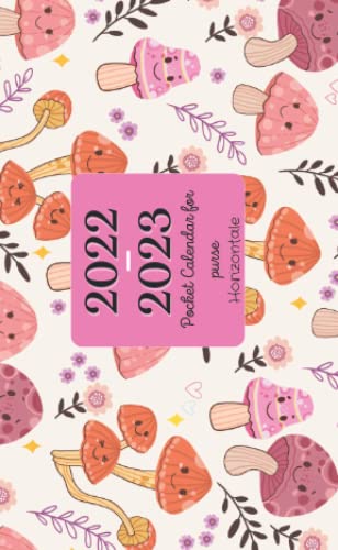 horizontal-pocket-calendar-2022-2023-for-purse-cute-pink-mushrooms-2