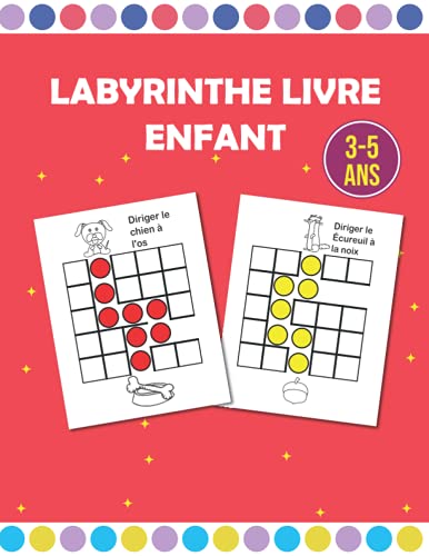 Labyrinthe Livre Enfant 3-5 Ans: Livre De Labyrinthe Pour Les Enfants d ...