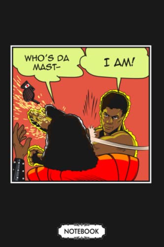 Slap Master Last Dragon Notebook: Diary, Lined College Ruled Paper ...