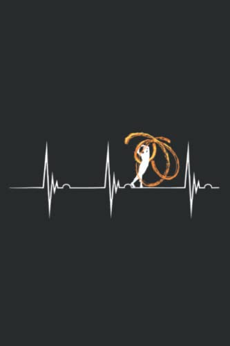 Poi Fire Fire Spinning Pyro Dancer Heartbeat Ekg Pulse: Lined For Memo ...