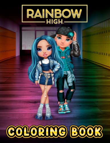 Rainbow High Coloring Book: A Fabulous Coloring Book For Fans of All ...