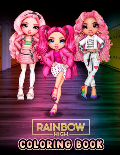 Rainbow High Coloring Book: A Fabulous Coloring Book For Fans of All ...