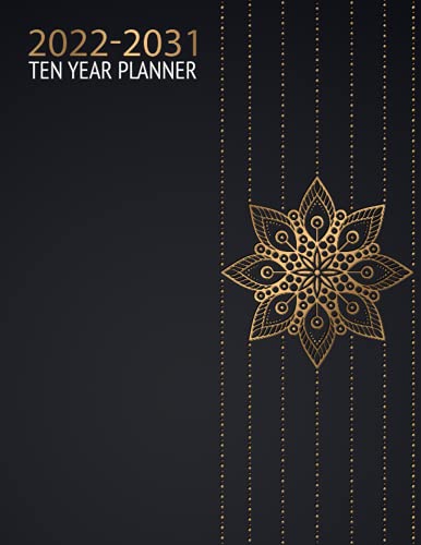 2022-2031 Ten Year Planner: 120 Months Calendar Appointment Agenda ...