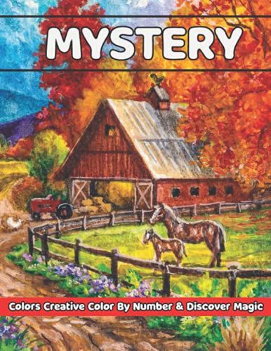 Mystery colors creative color by number & discover magic: Stress ...
