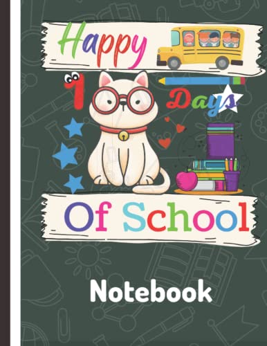 Happy 100th day of School: Funny Lined Notebook Journal, 120 Pages ( 8 ...