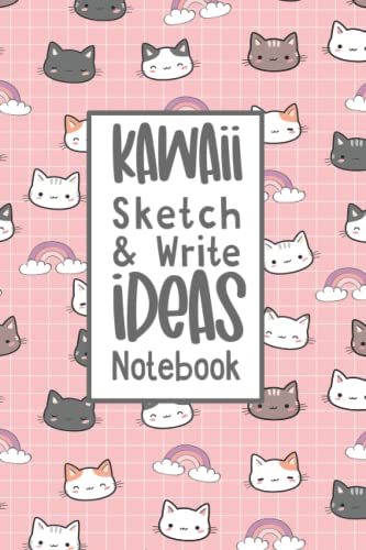 Kawaii Sketch and Write Ideas Notebook: Chibi Anime Manga Japanese ...