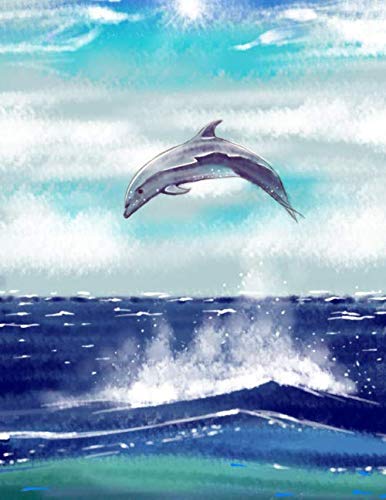 Dolphin Sketchbook: Beautiful Journal Perfect for Drawing, Taking Notes ...