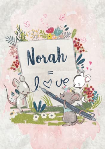 Norah: Notebook A5 | Personalized name Norah | Birthday gift for women ...