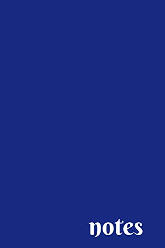 Notes: Plain Blue Notebook For Men And Women. Black And White Lined ...