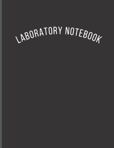 Laboratory Notebook: Lab Notebook Numbered Pages With Graph Paper and ...