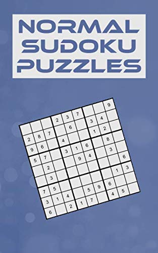 Normal Sudoku Puzzles: Compact Pocket Size Sudoku Puzzle Book Perfect ...
