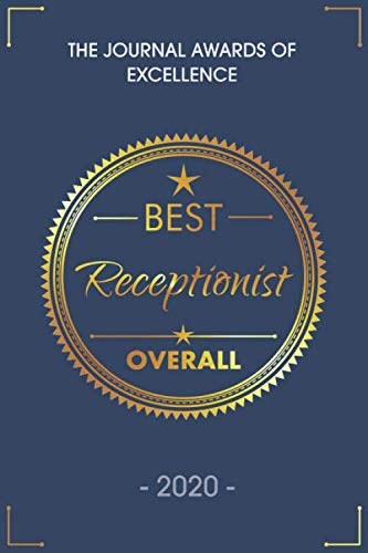Best Receptionist Journal Gift: The Journal Awards Of Excellence 2020 ...