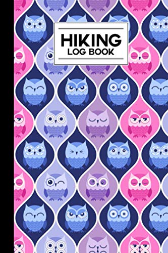 Hiking Logbook: Owls Cartoon Hiking Logbook, Hiking Journal for ...