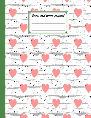 Draw and Write Journal: hearts Primary Story Journal, draw and write ...