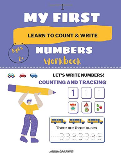 MY FIRST LEARN to Count Workbook: Practice for Kids with Tracing ...