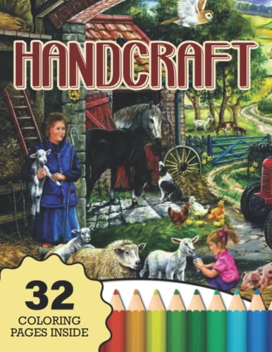 Handcraft 32 Coloring Pages Inside: Every Day Motivative With Daily ...