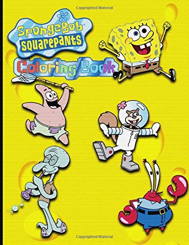 Spongebob Squarepants Coloring Book: Funny Over 50 Funny SpongeBob ...
