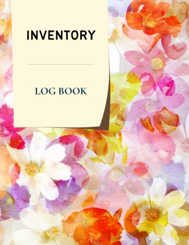 Inventory Log Book: Inventory Book for Home or Small Business| Large ...