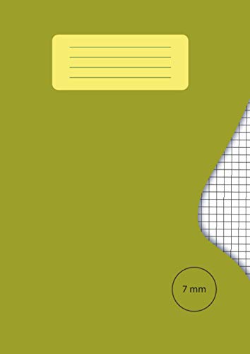Maths Exercise Book A4 7mm: A4 School Notebook,7mm (0.7cm) Squared Quad ...