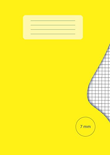 Maths Exercise Book A4 7mm: A4 School Notebook,7mm (0.7cm) Squared Quad ...