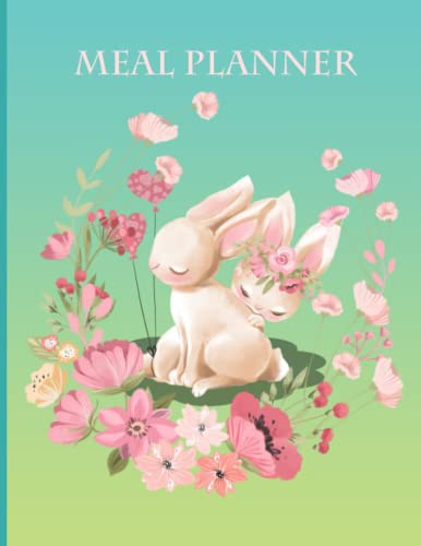 Meal Planner: Valentine themed journal with 52 undated weekly menu ...