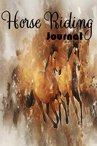 Horse Riding Journal: Horse Riding Lesson Record Log Book, A cute Horse ...