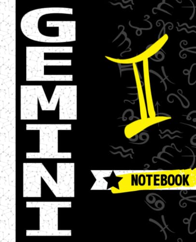 Gemini Zodiac Sign: Top Gemini Notebook, 120 Pages, 7.5x9.25”, Perfect ...