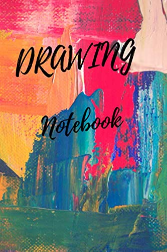 Drawing notebook: lined notebook/ journal gift, 120 pages, whites, soft ...