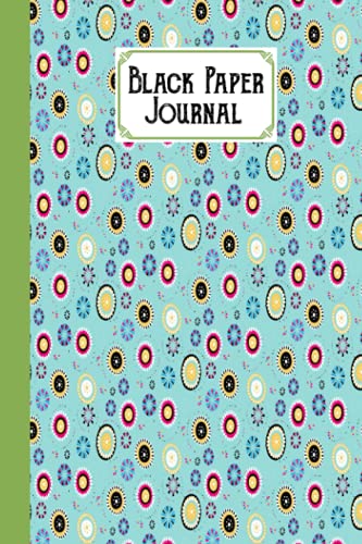 Black Paper Journal: Stars Cover Black Paper Journal, College Ruled ...