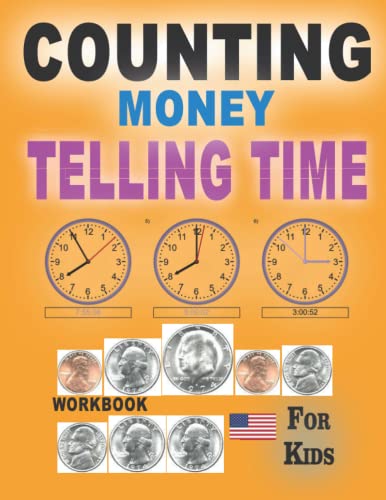 Telling Time For Kids Workbook And Counting Money For Kids Workbook ...