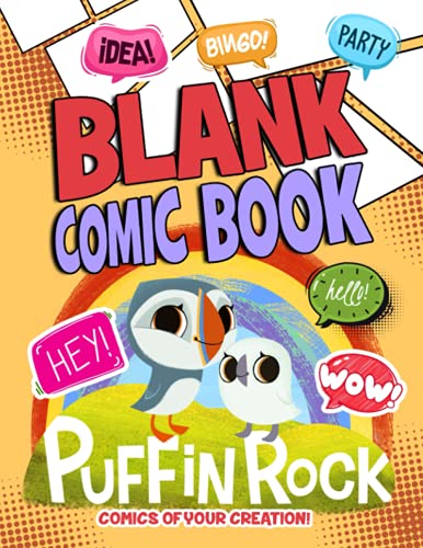 Puffin Rock Blank Comic Book: More Fun And Creativity With This Unique ...